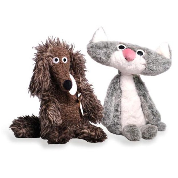 Platte Kat knuffel - PUP STORE